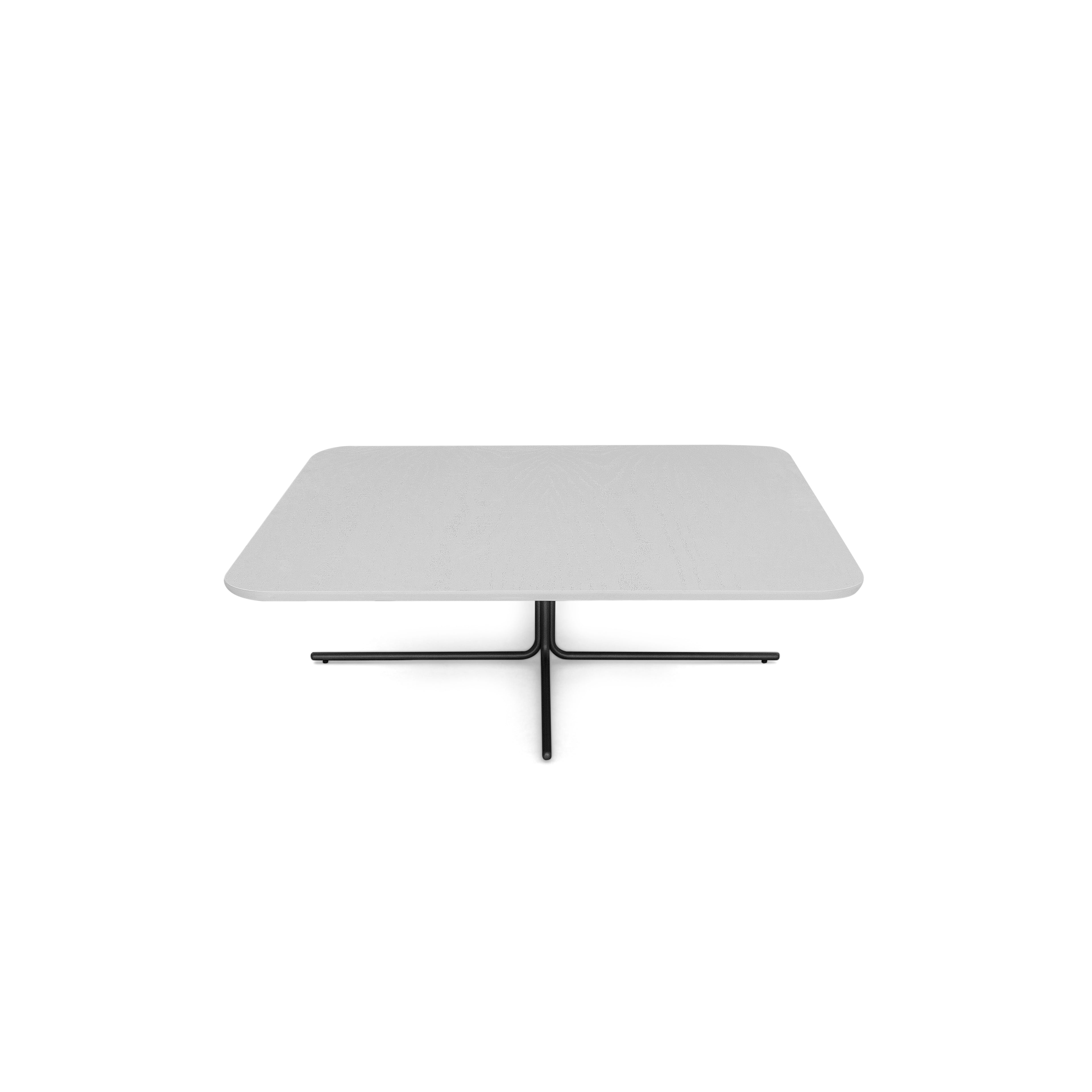 PLATO Coffee Table in White Oak and Graphite 39" – Uultis Contemporary ...