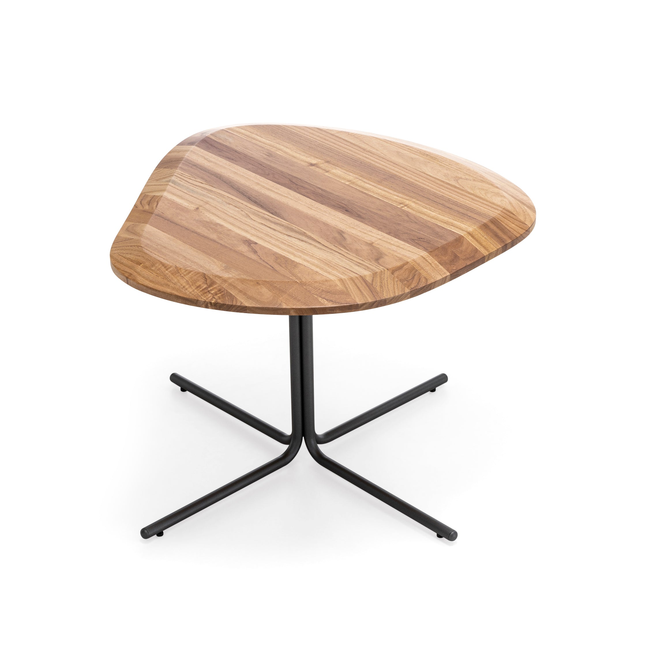 PANTE Coffee Table in Teak and Black 24” – Uultis Contemporary Furniture